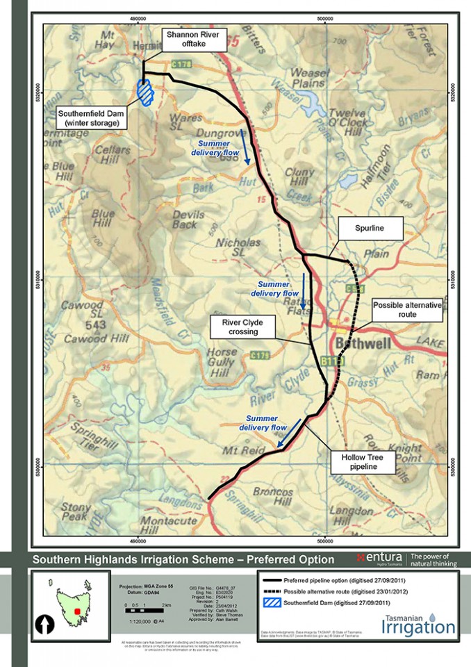 Central Highlands Council | Southern Highlands Irrigation Scheme ...